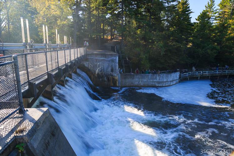 Hamlin Lake Dam Photograph by Adam Romanowicz