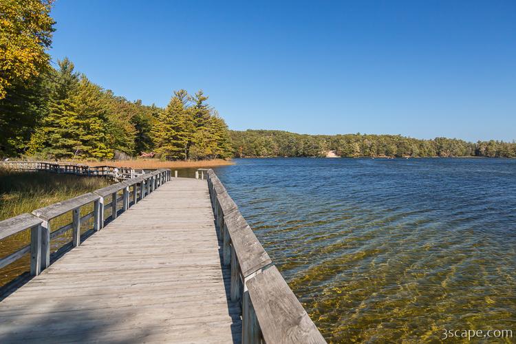 Boardwalk Along Hamlin Lake Photograph by Adam Romanowicz