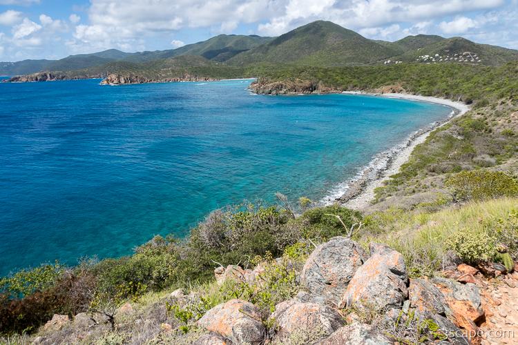 Blue Cobblestone Beach from Ram Head Trail Photograph by Adam Romanowicz