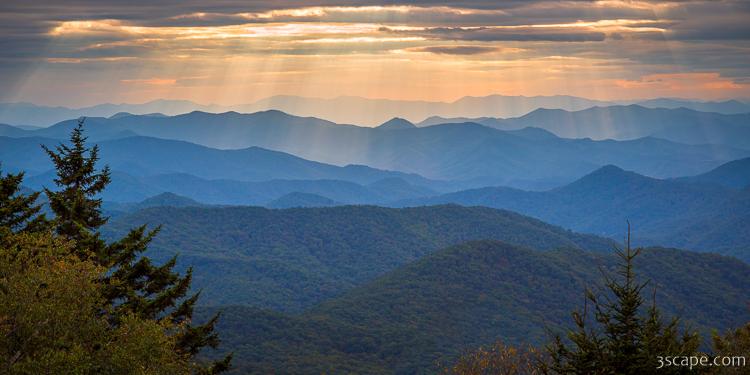 Blue Ridge Mountain Panoramic Photograph by Adam Romanowicz
