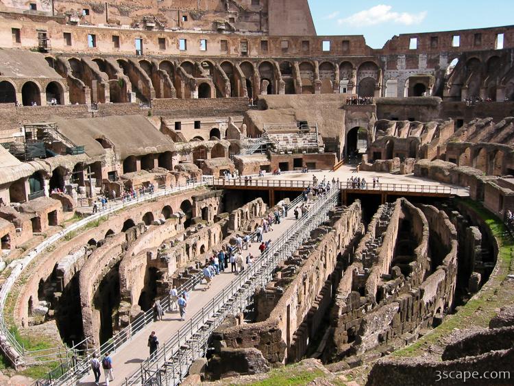 The Colosseum Metal Print by Adam Romanowicz