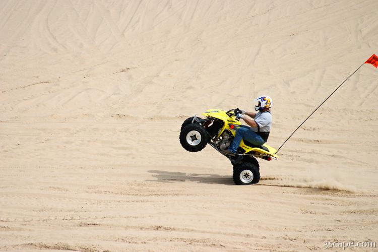 Quad ATV doing a wheelie Fine Art Print - Landscape & Travel ...
