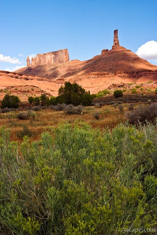 Priest and Nuns (left), Castle Rock (Castleton Tower) on right Fine Art ...
