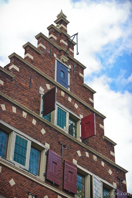 Step gable of Het Wapen van Riga (AD1615) Fine Art Print by Adam Romanowicz