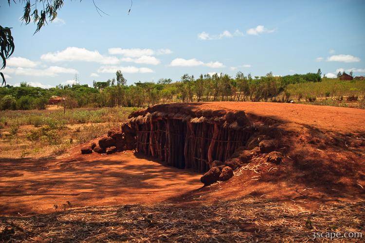 The traditional underground shelter of the Iraqw tribe Photograph by ...