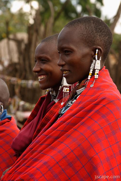 Maasai Women Fine Art Print by Adam Romanowicz