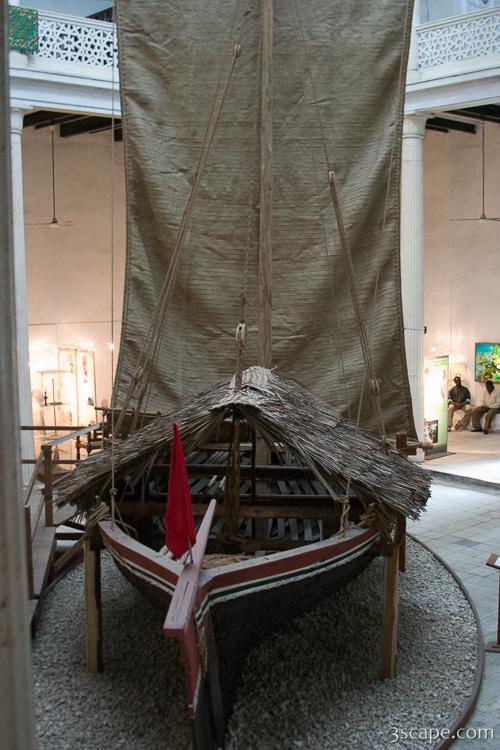 An old style dow, boats typical in Zanzibar Fine Art Print by Adam ...