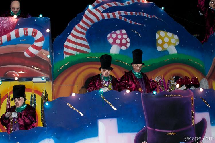 Willie Wonka and the Chocolate Factory Float (Krewe of Bacchus) Fine ...