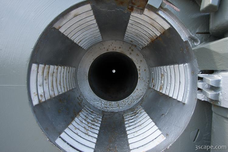 Inside the 10 inch gun Photograph by Adam Romanowicz