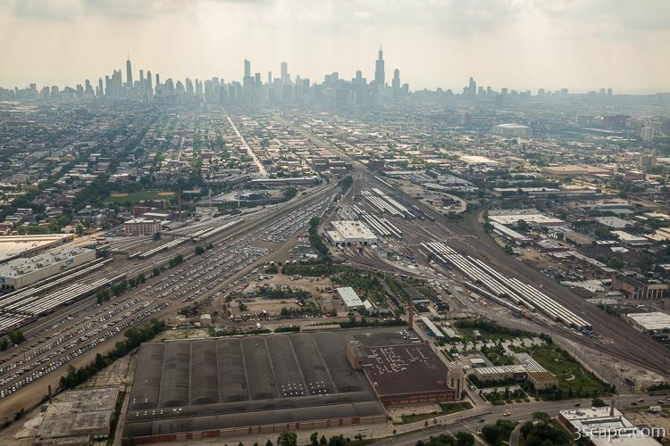 Hazy Chicago Skyline Fine Art Print by Adam Romanowicz