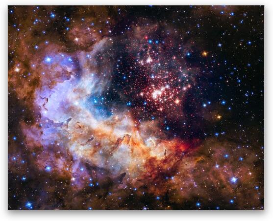 Westerlund 2 - Hubble 25th Anniversary Image Fine Art Print by Adam ...