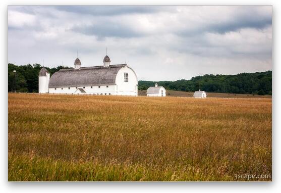 DH Day Farm Fine Art Print by Adam Romanowicz