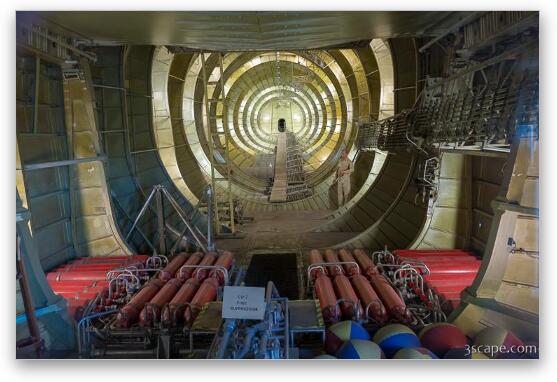 Spruce Goose Interior Fine Art Print by Adam Romanowicz