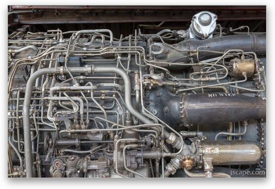 Pratt & Whitney J58/JT11D-20K Engine Detail Fine Art Print by Adam ...
