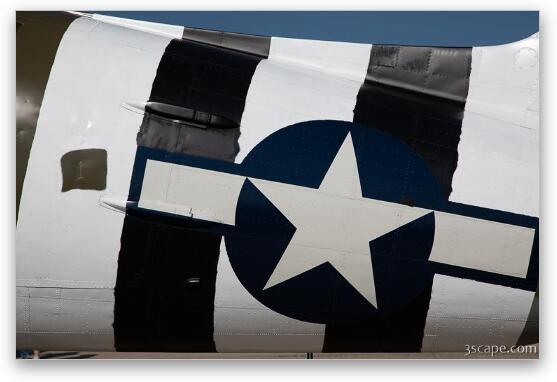 D-Day Stripes Fine Art Print by Adam Romanowicz