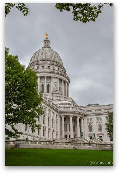 Madison Capital Building Fine Art Print by Adam Romanowicz