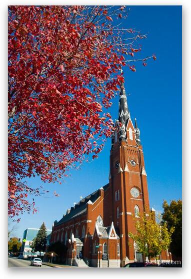 St. Marys Catholic Church, Dubuque IA Fine Art Print by Adam Romanowicz