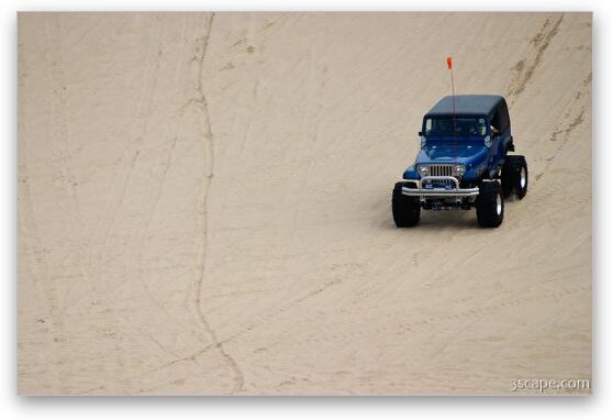 Jeep Fine Art Print by Adam Romanowicz