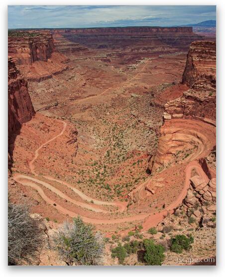 Shafer Trail Fine Art Print by Adam Romanowicz