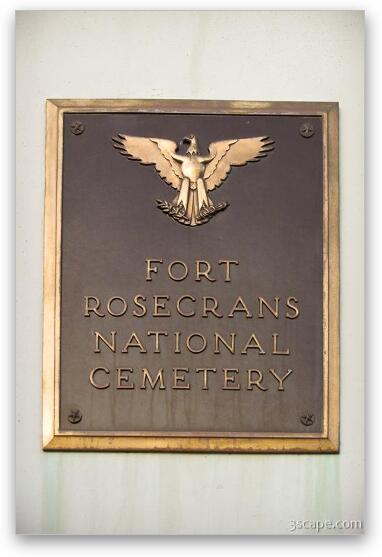 Fort Rosecrans National Cemetery Fine Art Print by Adam Romanowicz