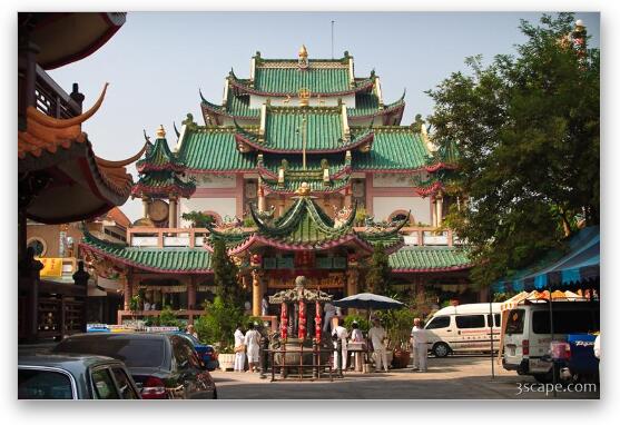 Chee Chin Khor Temple Fine Art Print by Adam Romanowicz