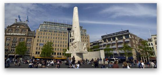 Dam Square Fine Art Print by Adam Romanowicz