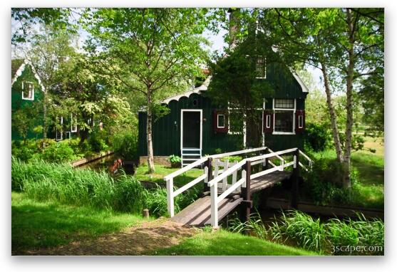 Little Dutch house Fine Art Print by Adam Romanowicz