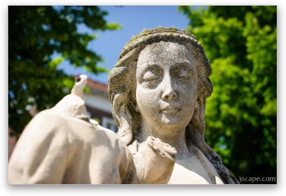 Statue with missing hand and head Fine Art Print by Adam Romanowicz