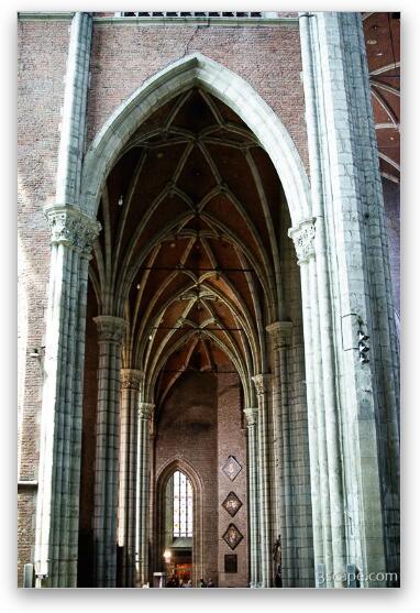 Groined ceiling of the Cathedral Fine Art Print by Adam Romanowicz