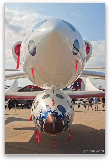 White Knight and SpaceShipOne Fine Art Print by Adam Romanowicz