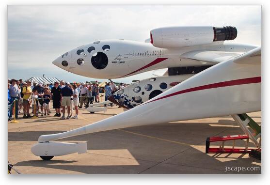 White Knight and SpaceShipOne Fine Art Print by Adam Romanowicz