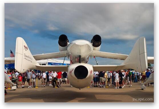 White Knight and SpaceShipOne Fine Art Print by Adam Romanowicz