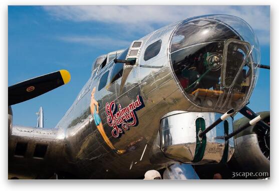 B-17 Flying Fortress Fine Art Print by Adam Romanowicz