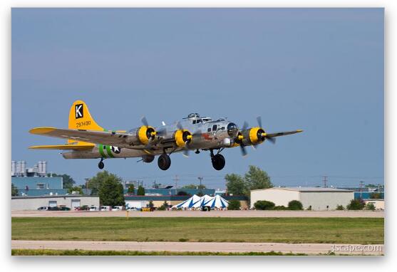 B-17 Flying Fortress Fine Art Print by Adam Romanowicz