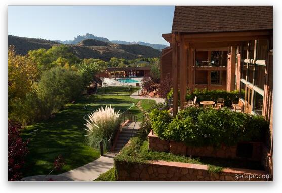 The Best Western Zion Inn Fine Art Print by Adam Romanowicz