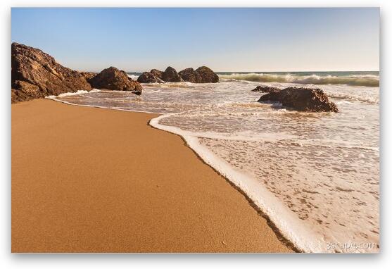 Waves at Zuma Beach Fine Art Print by Adam Romanowicz