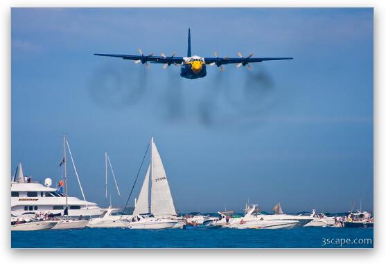 Buzzing the Crowd Fine Art Print by Adam Romanowicz