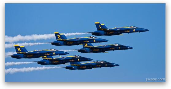 Blue Angels Fine Art Print by Adam Romanowicz