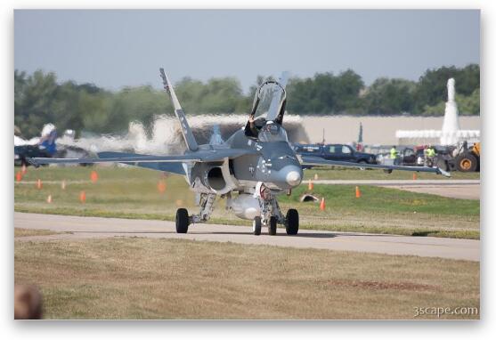 F/A-18 Super Hornet in 100th Anniversary paint scheme Fine Art Print by ...