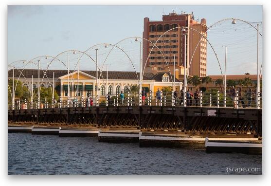 Queen Emma Floating Bridge Fine Art Print by Adam Romanowicz