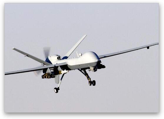 MQ-9 Reaper Drone Fine Art Print by Adam Romanowicz
