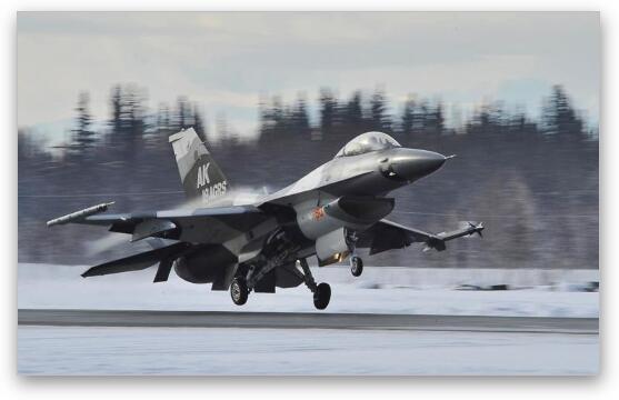 F-16 Fighting Falcon Fine Art Print by Adam Romanowicz
