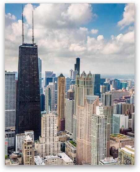 John Hancock Building in the Gold Coast Fine Art Print by Adam Romanowicz