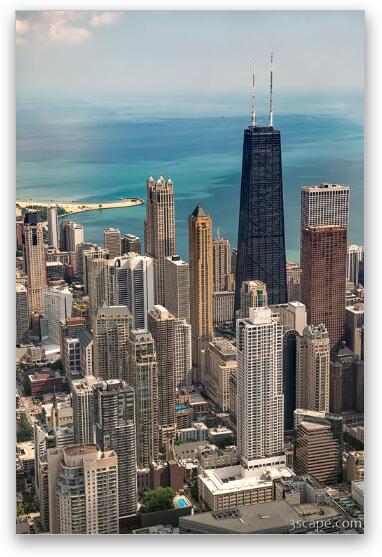 John Hancock Building and Gold Coast Fine Art Print by Adam Romanowicz